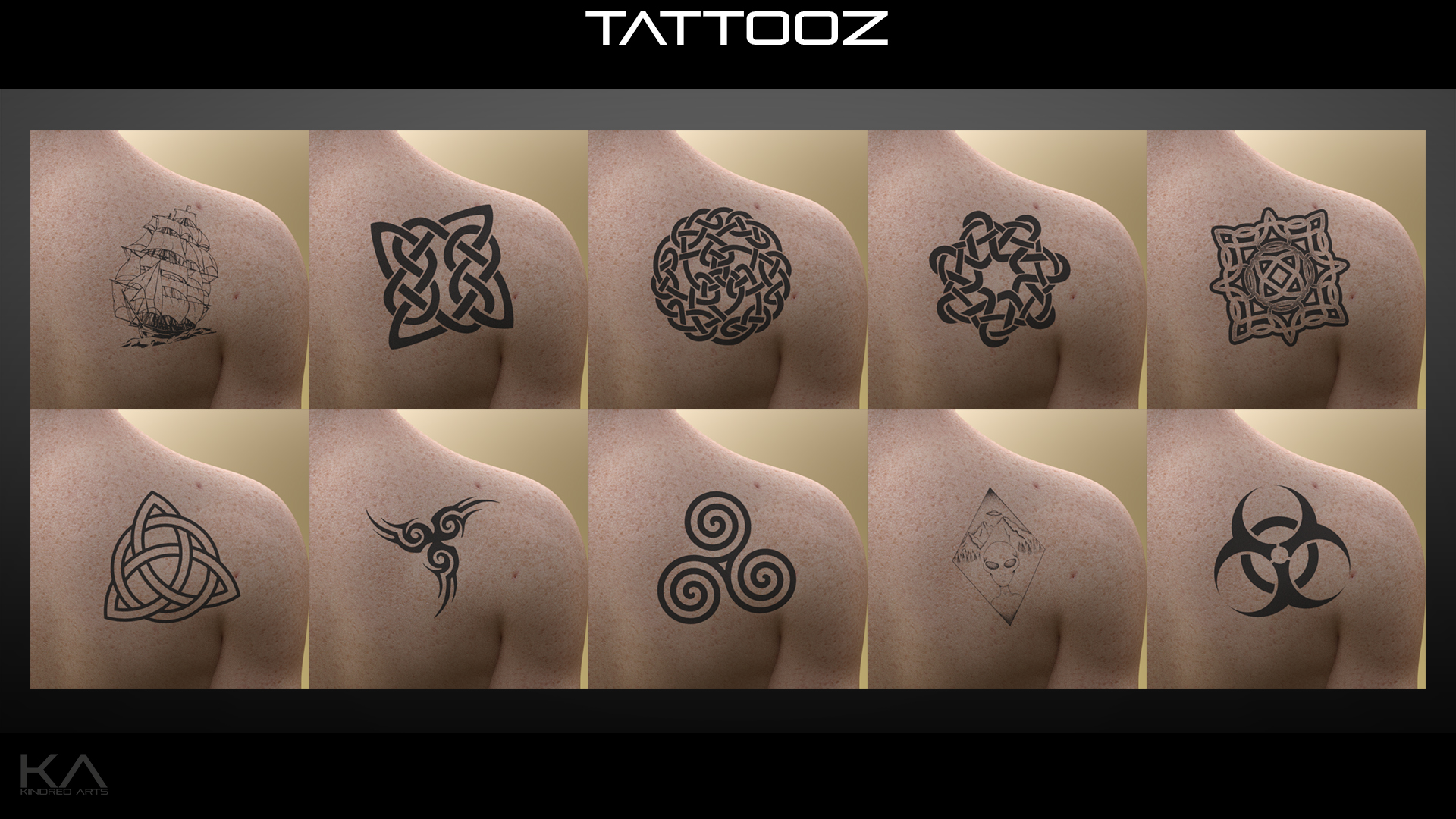 Iray Tattooz | Daz 3D