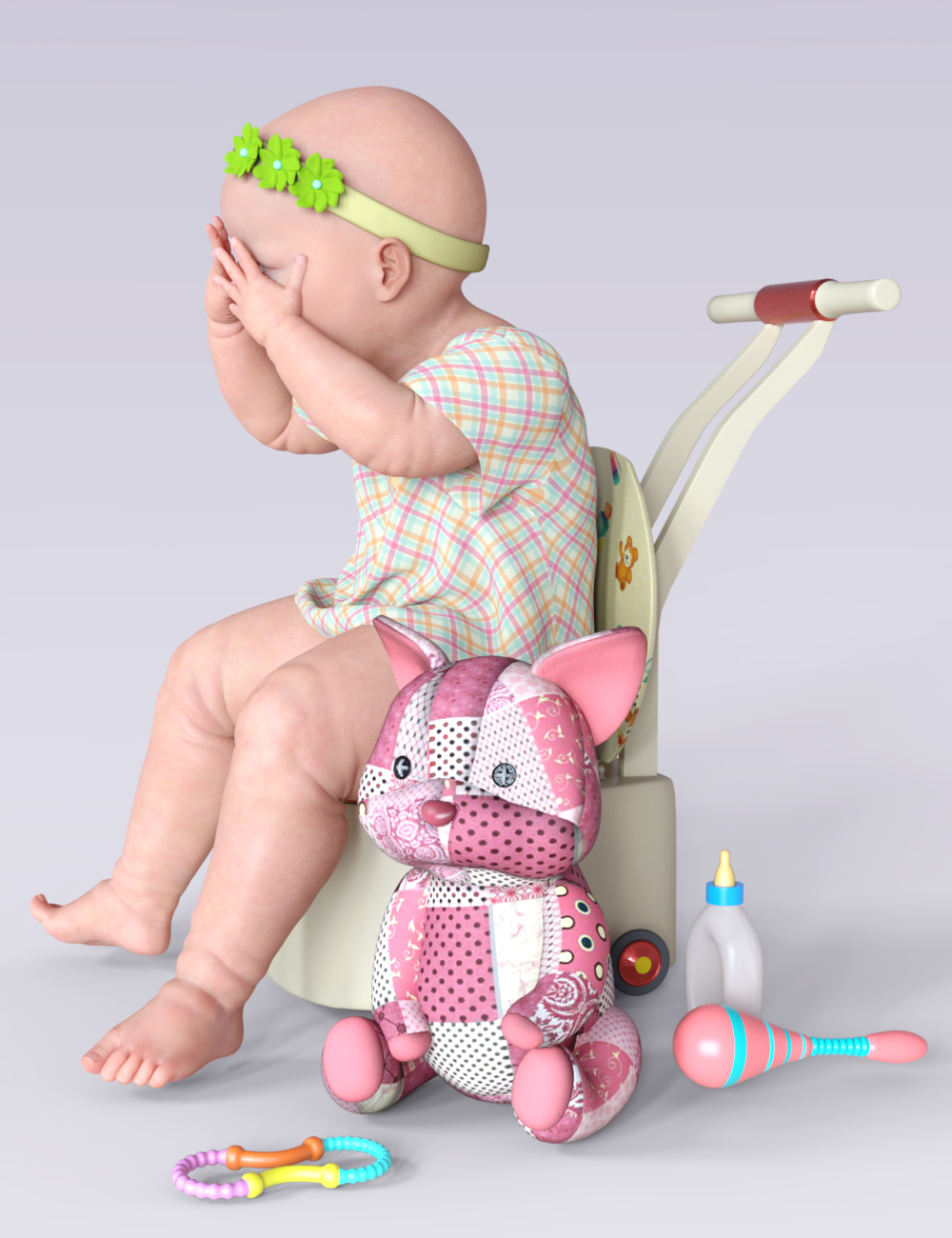 Little Angels Props and Poses for Genesis 8 | Daz 3D