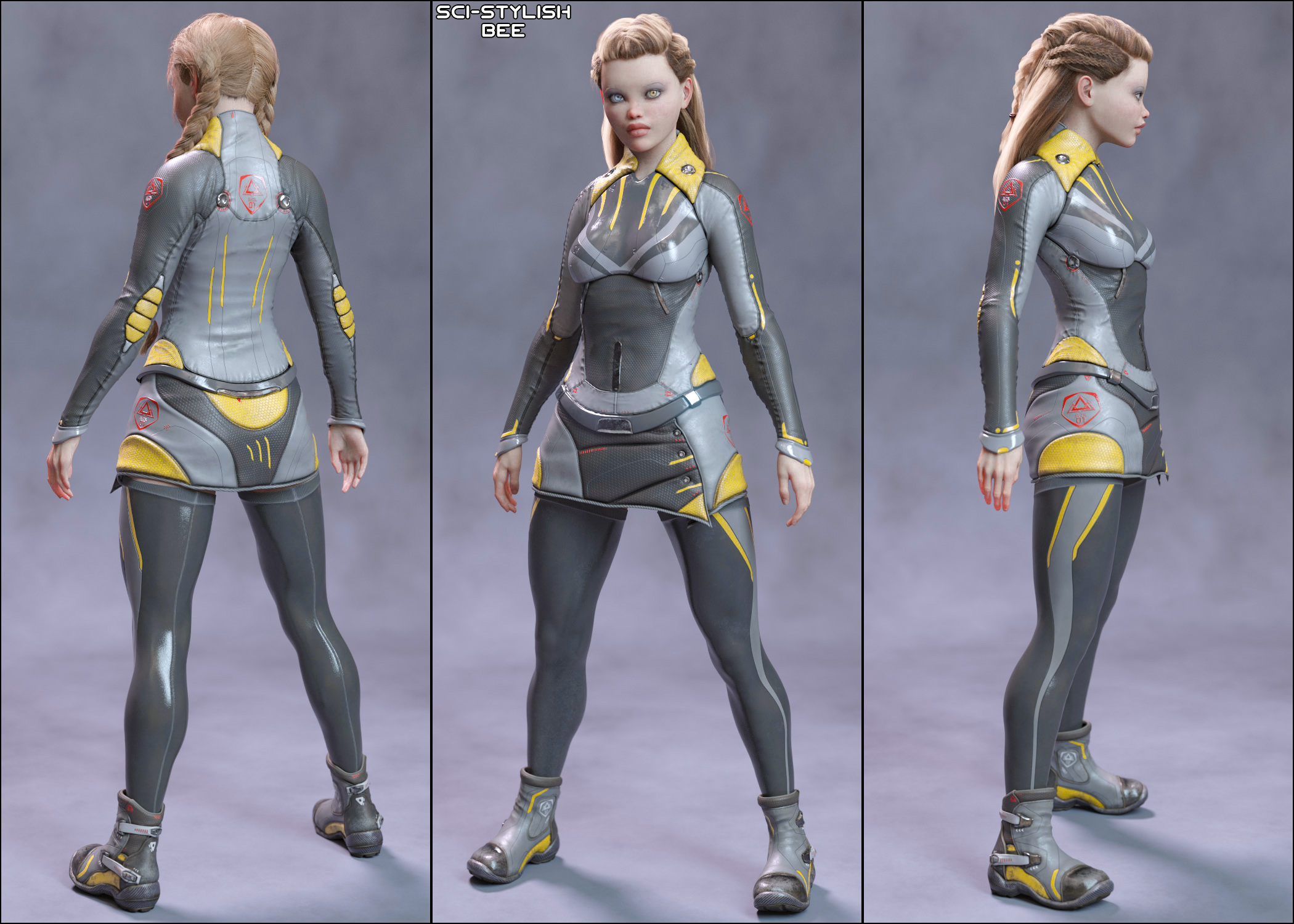 Code Squad 01 Xps | Daz 3D