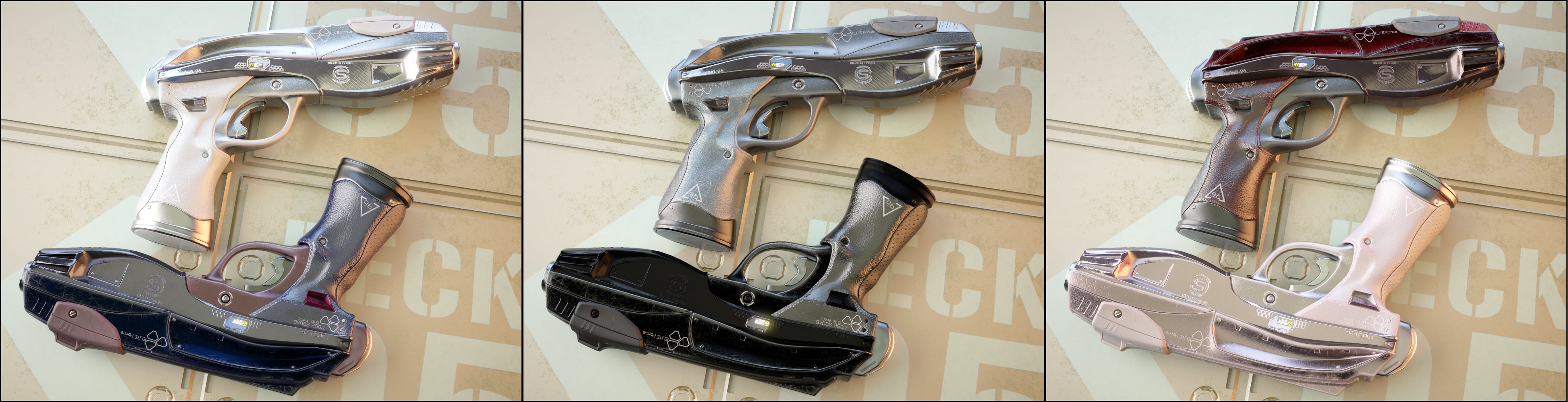 CS01: Shooting Poses and Gun for Genesis 8 | Daz 3D