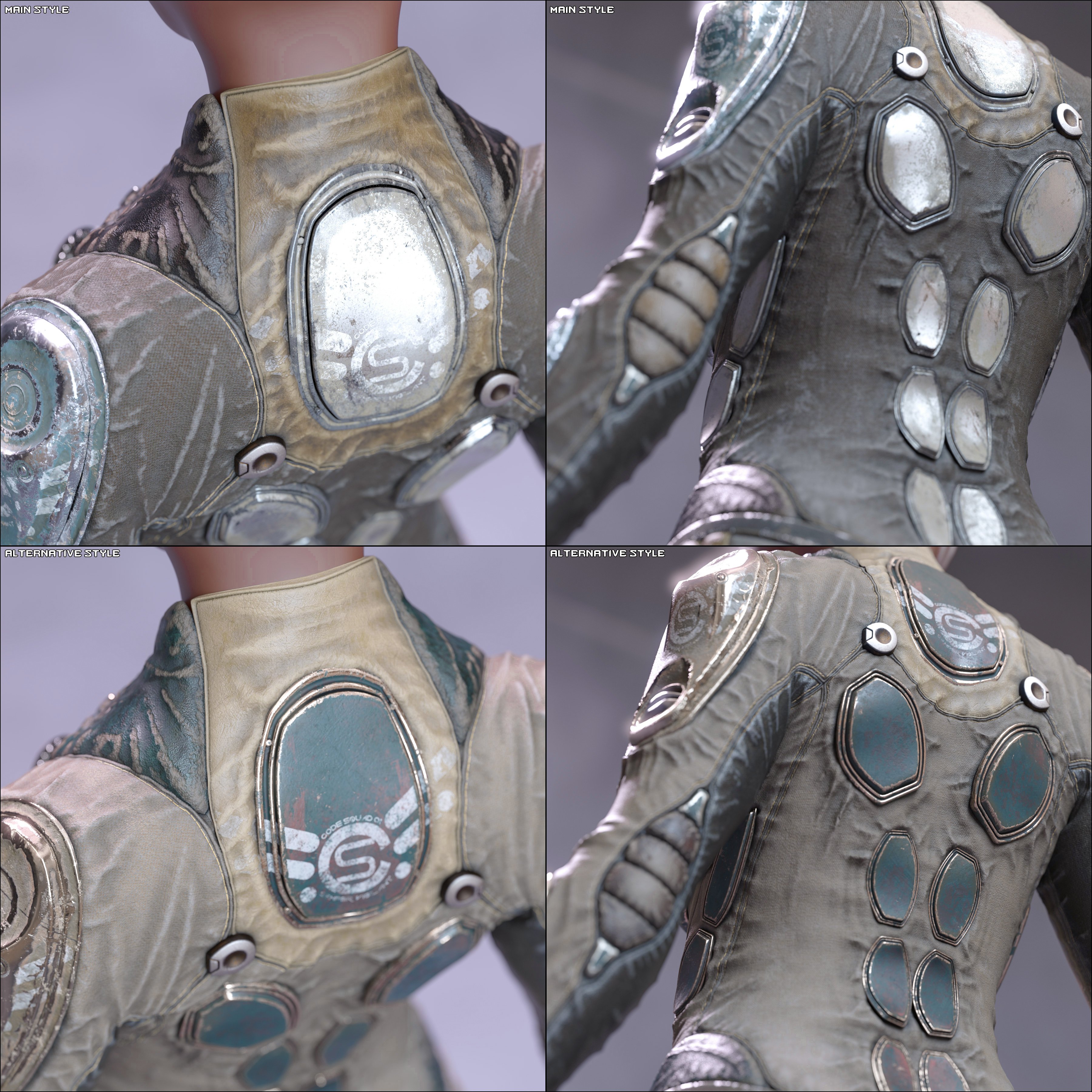 Code Squad 01: Dystopian Army | Daz 3D