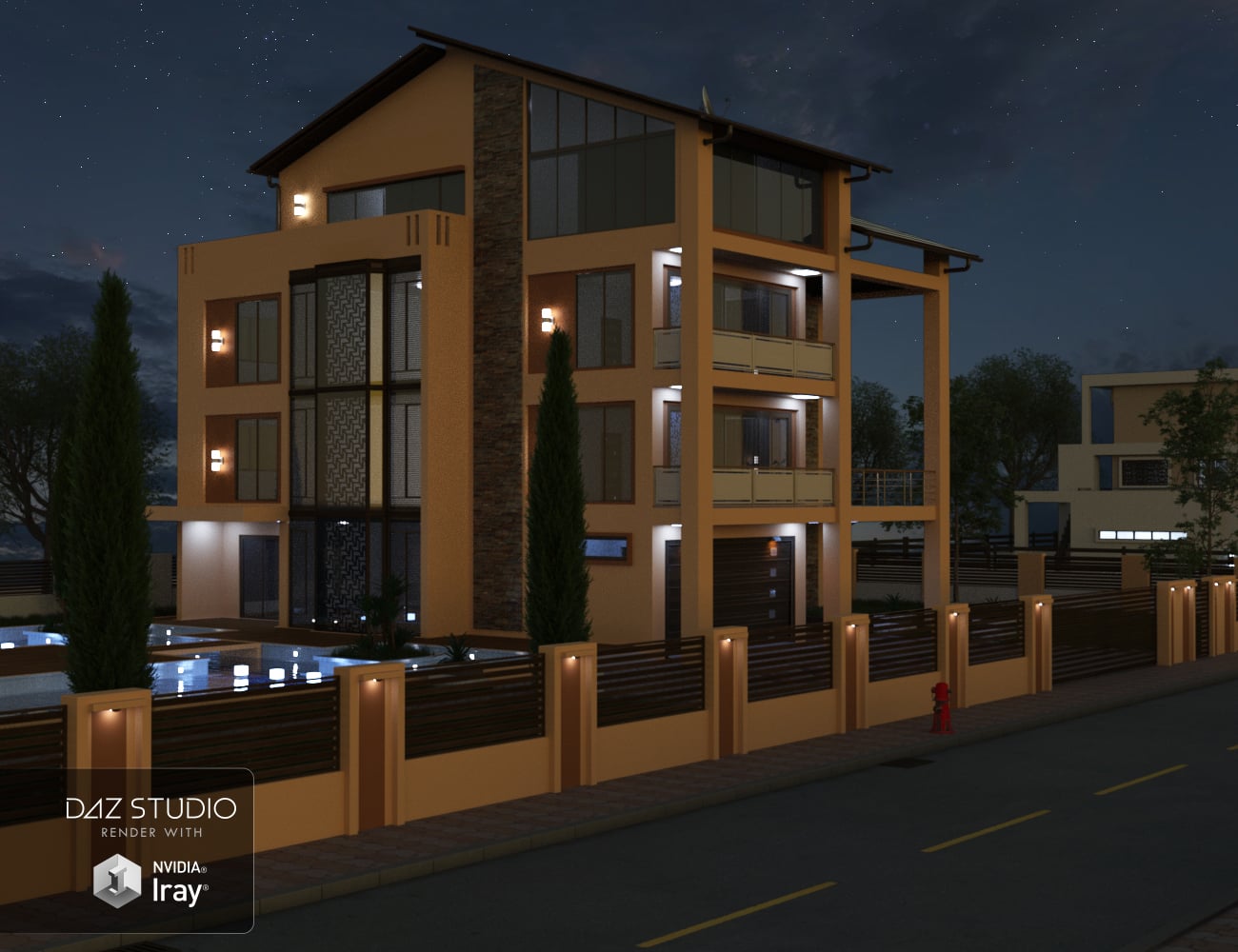 Modern House 2 | Daz 3D