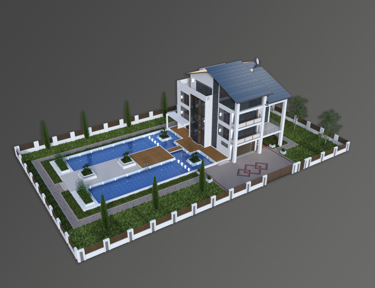 Modern House 2 | Daz 3D