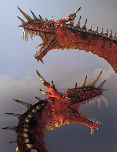 Fork Horn Dragon | Daz 3D