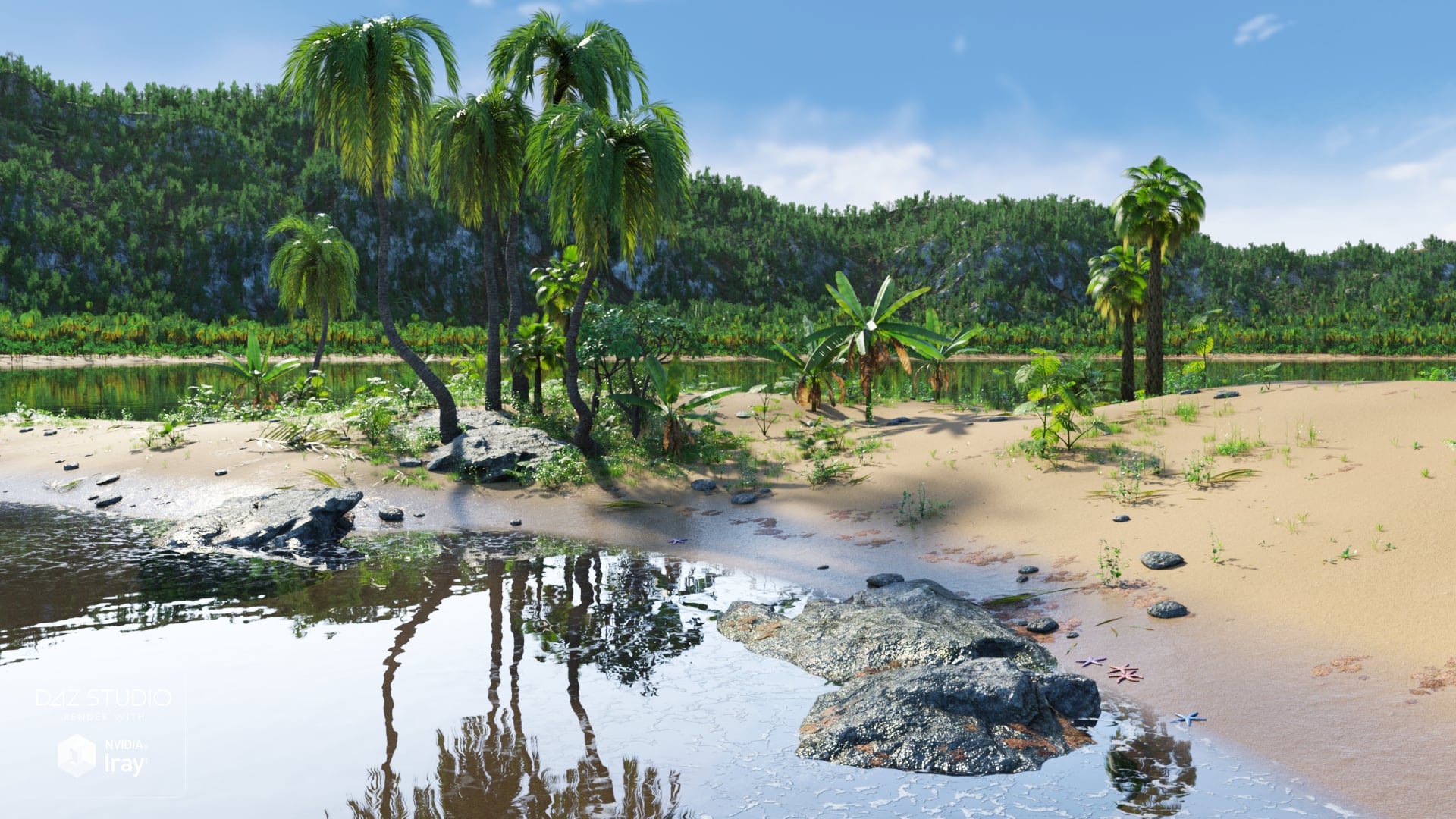 Tropical Lagoon | Daz 3D