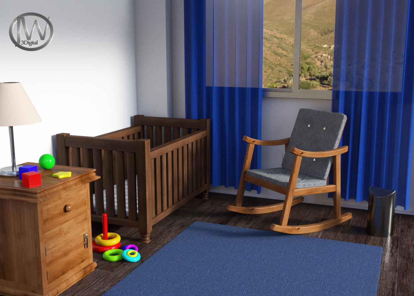 JW Baby Room | Daz 3D