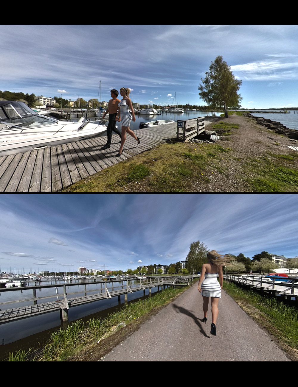 Swedish Marina - DAZ Studio Iray HDRI Pack | Daz 3D