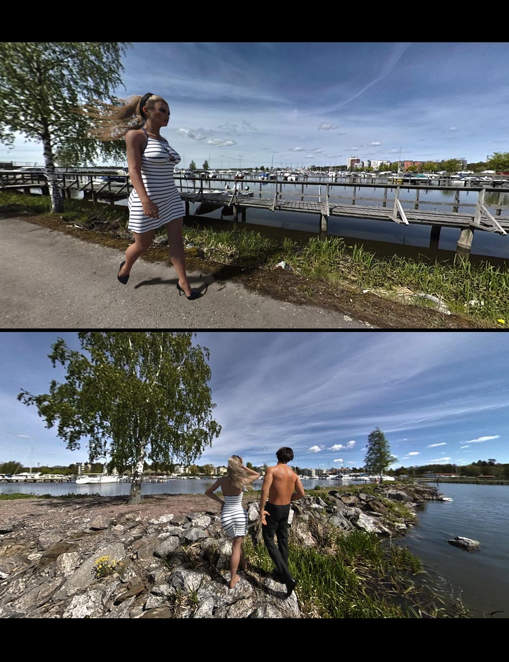 Swedish Marina - DAZ Studio Iray HDRI Pack | Daz 3D