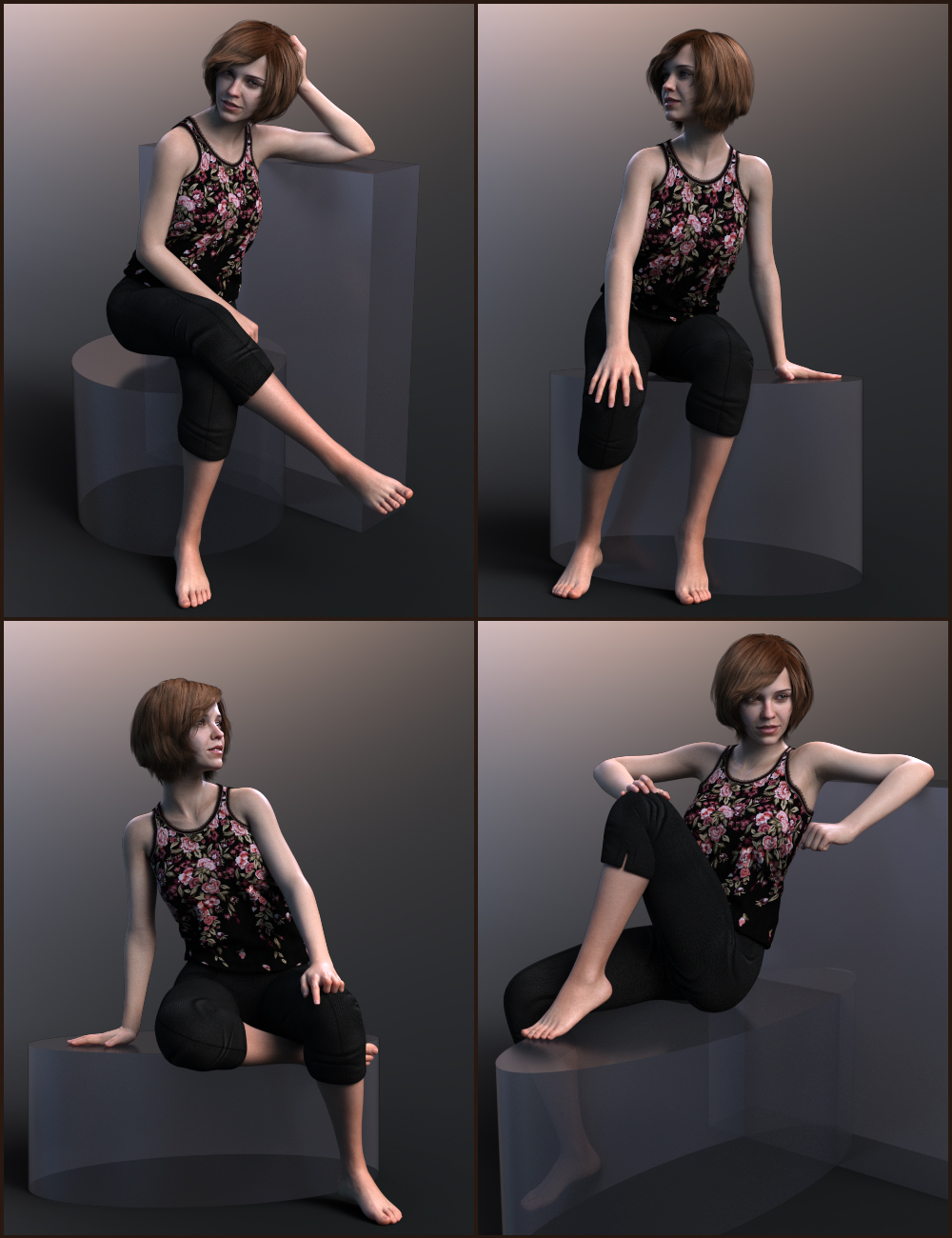 Sharp Poses for Genesis 8 Female | Daz 3D