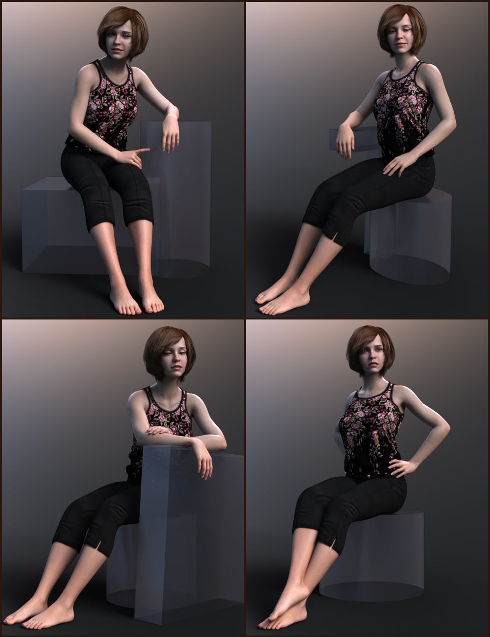 Sharp Poses for Genesis 8 Female | Daz 3D