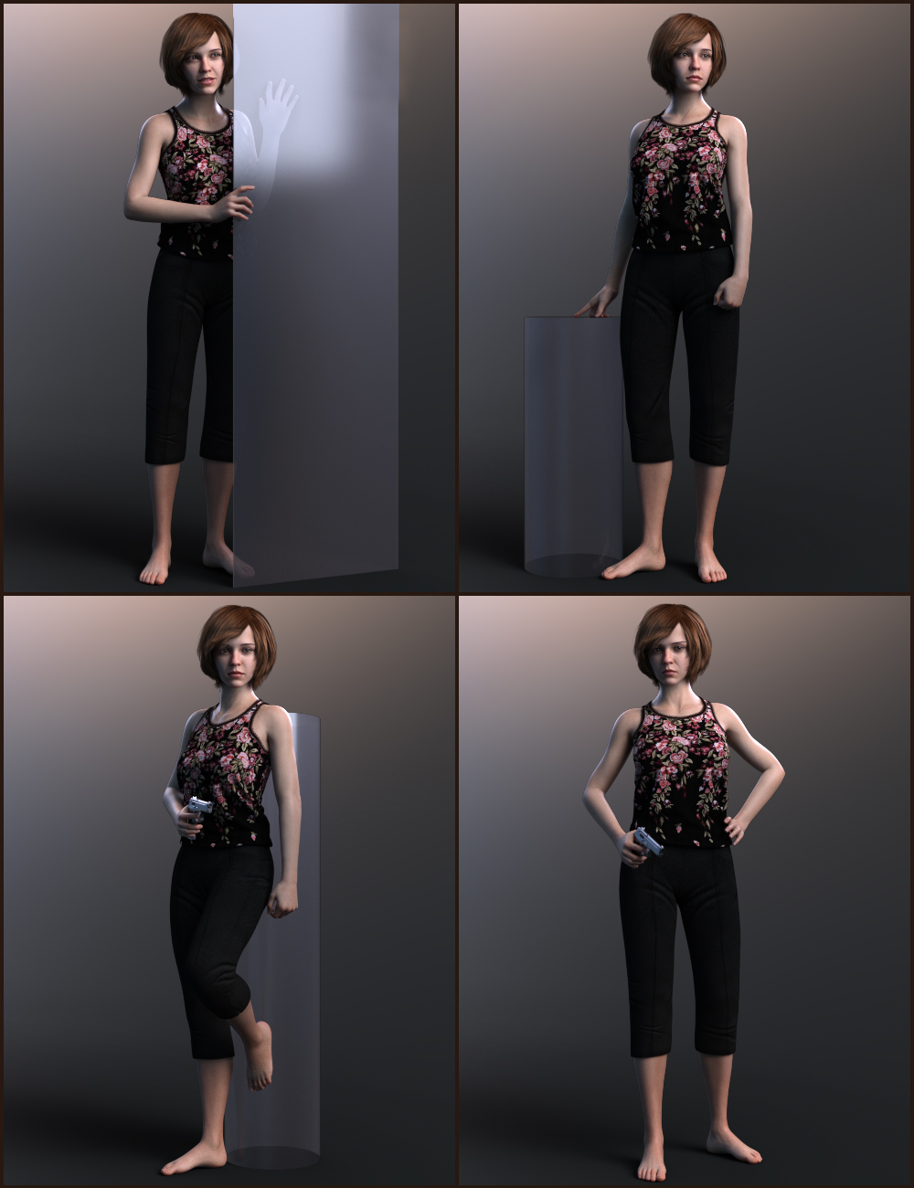 Sharp Poses for Genesis 8 Female | Daz 3D