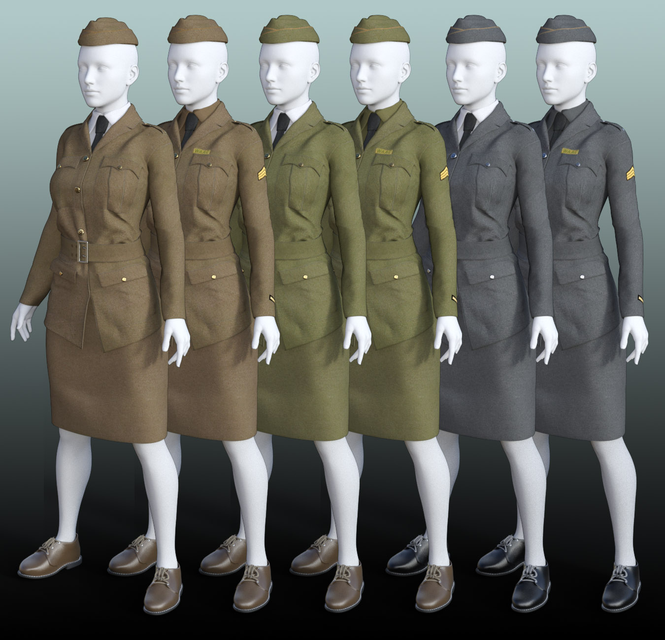 Blitz Girl Uniform for Genesis 8 Female(s) | Daz 3D