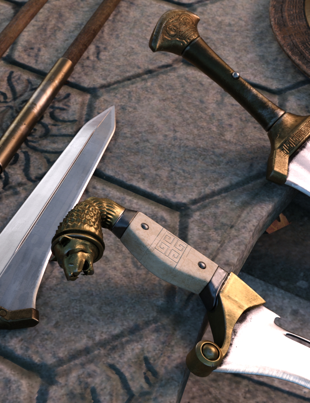 Macedonian Weapons Collection | Daz 3D