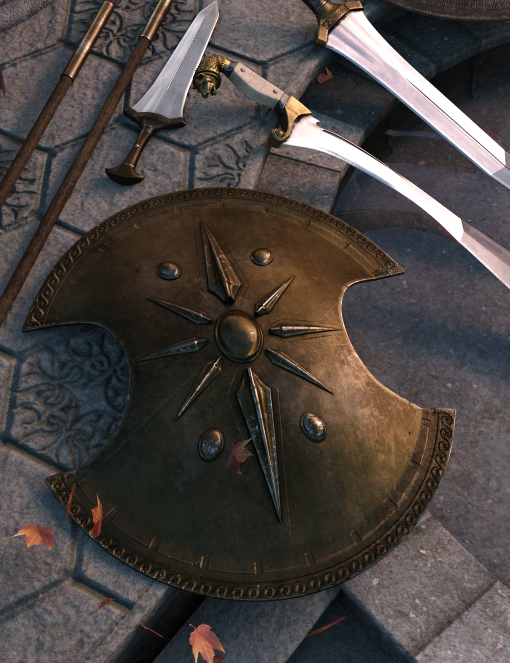 Macedonian Weapons Collection | Daz 3D