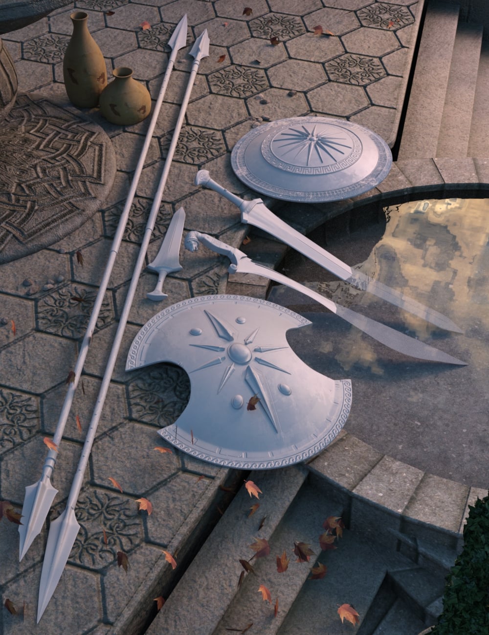 Macedonian Weapons Collection | Daz 3D