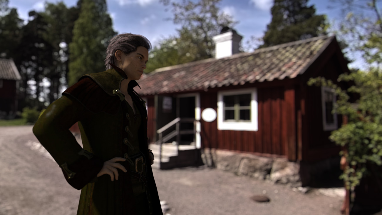 Old Swedish Town - DAZ Studio Iray HDRI Pack | Daz 3D