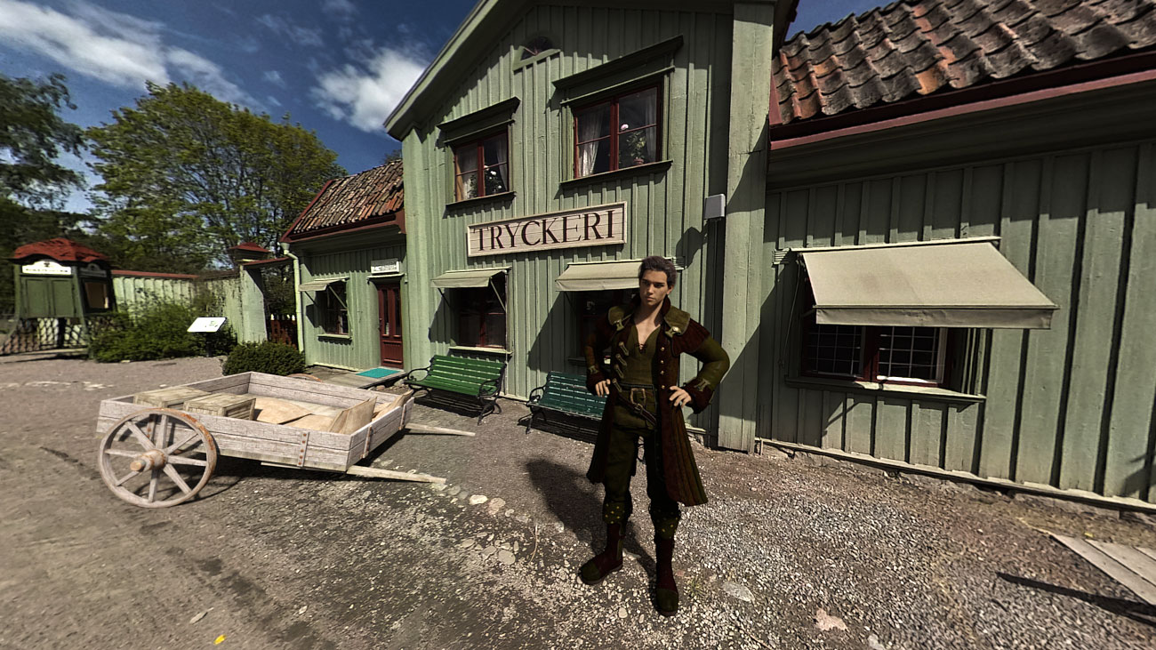 Old Swedish Town - DAZ Studio Iray HDRI Pack | Daz 3D