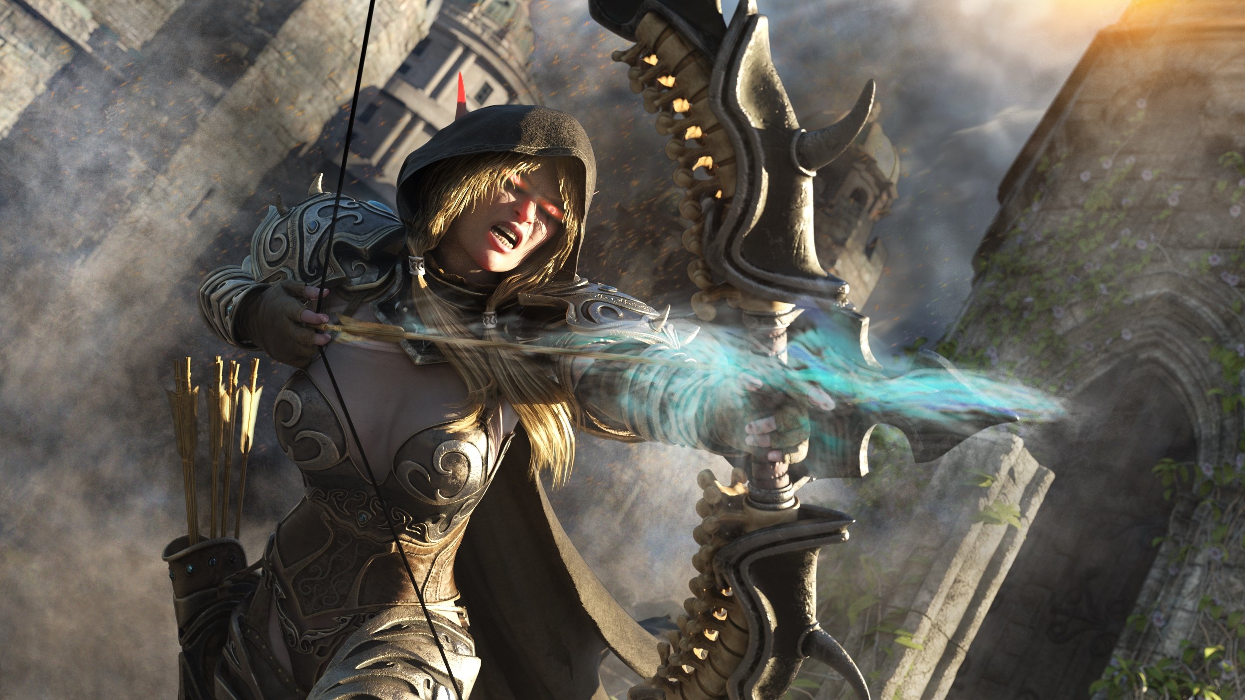 Wind Warrior Outfit Textures | Daz 3D