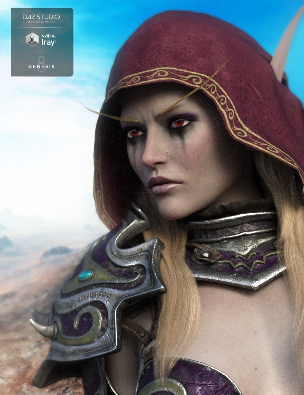 Sylvian Wind Warrior Bundle | Daz 3D