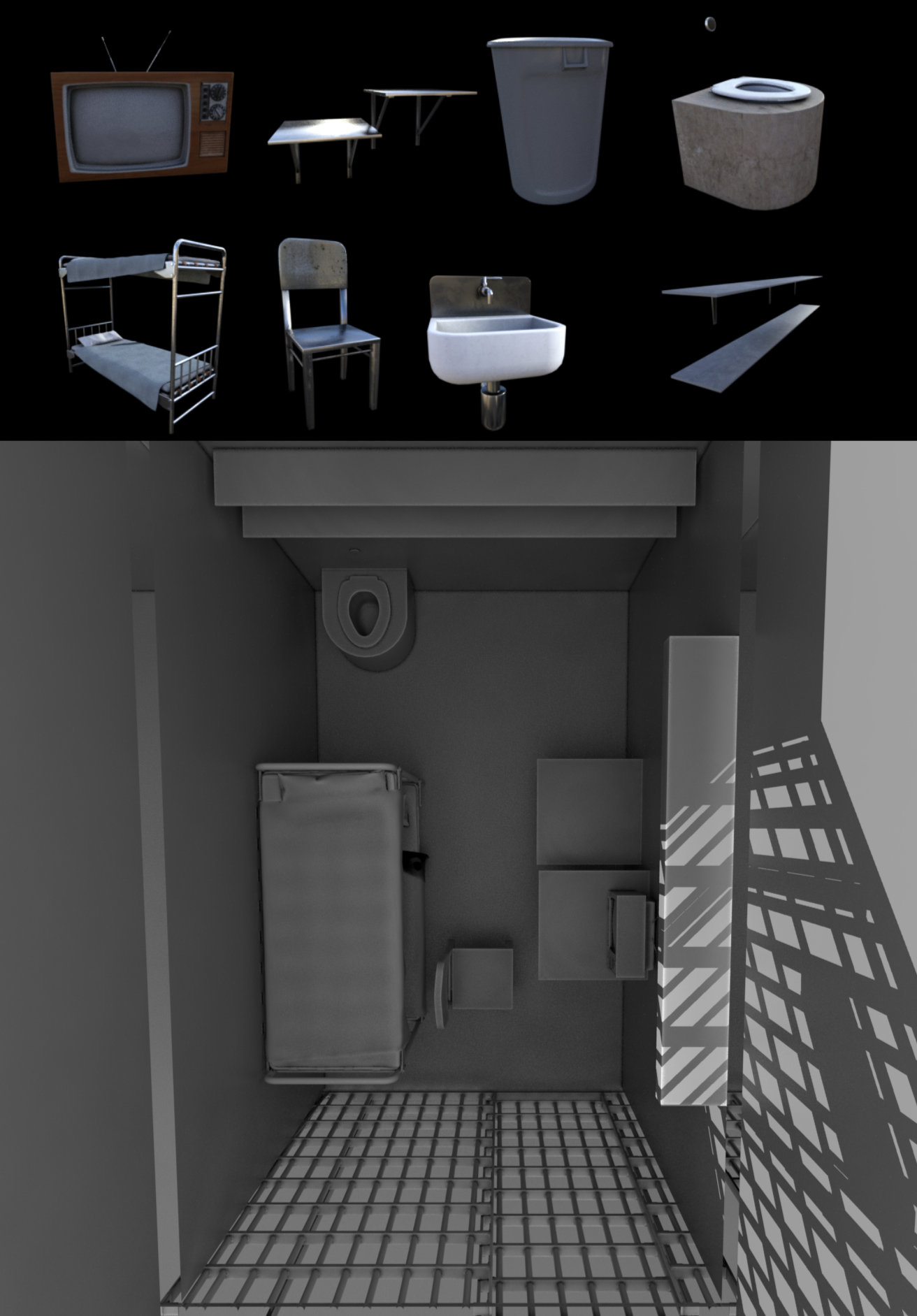 FG Cell Block 12 | Daz 3D