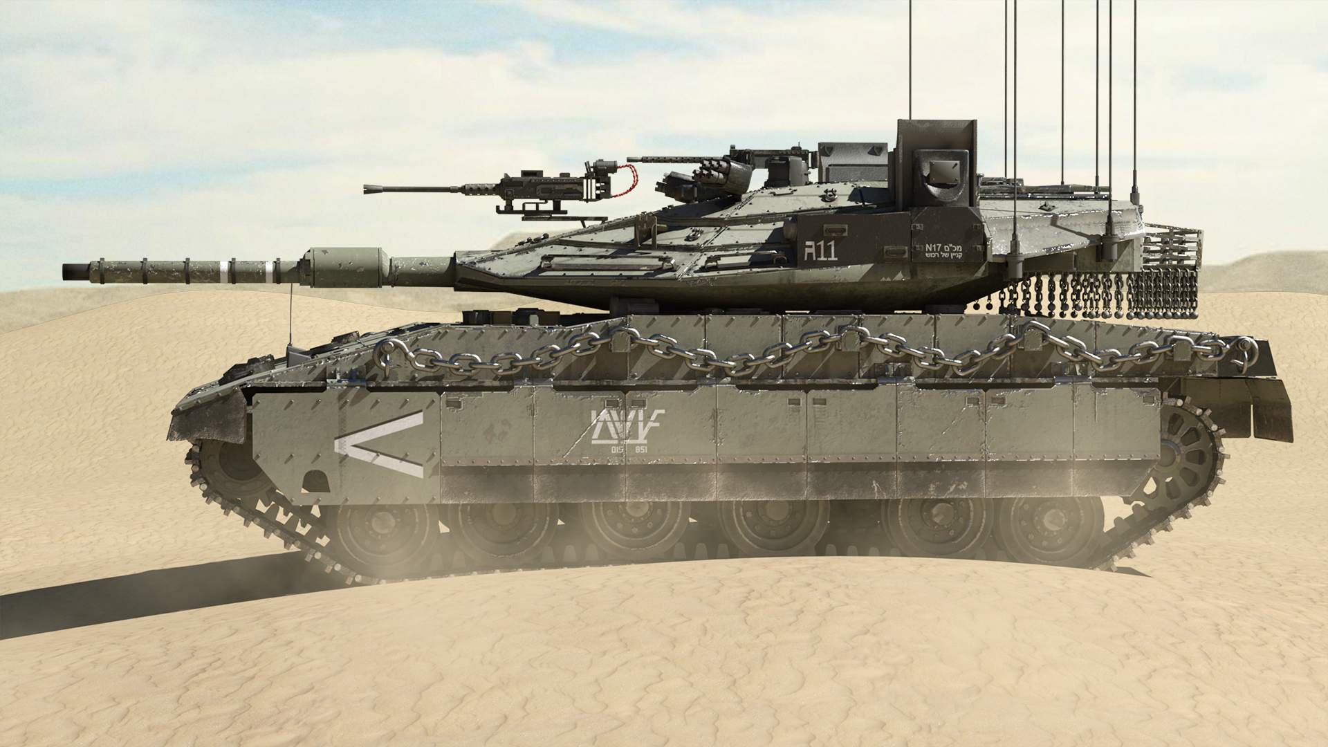 Merkava Tank | Daz 3D