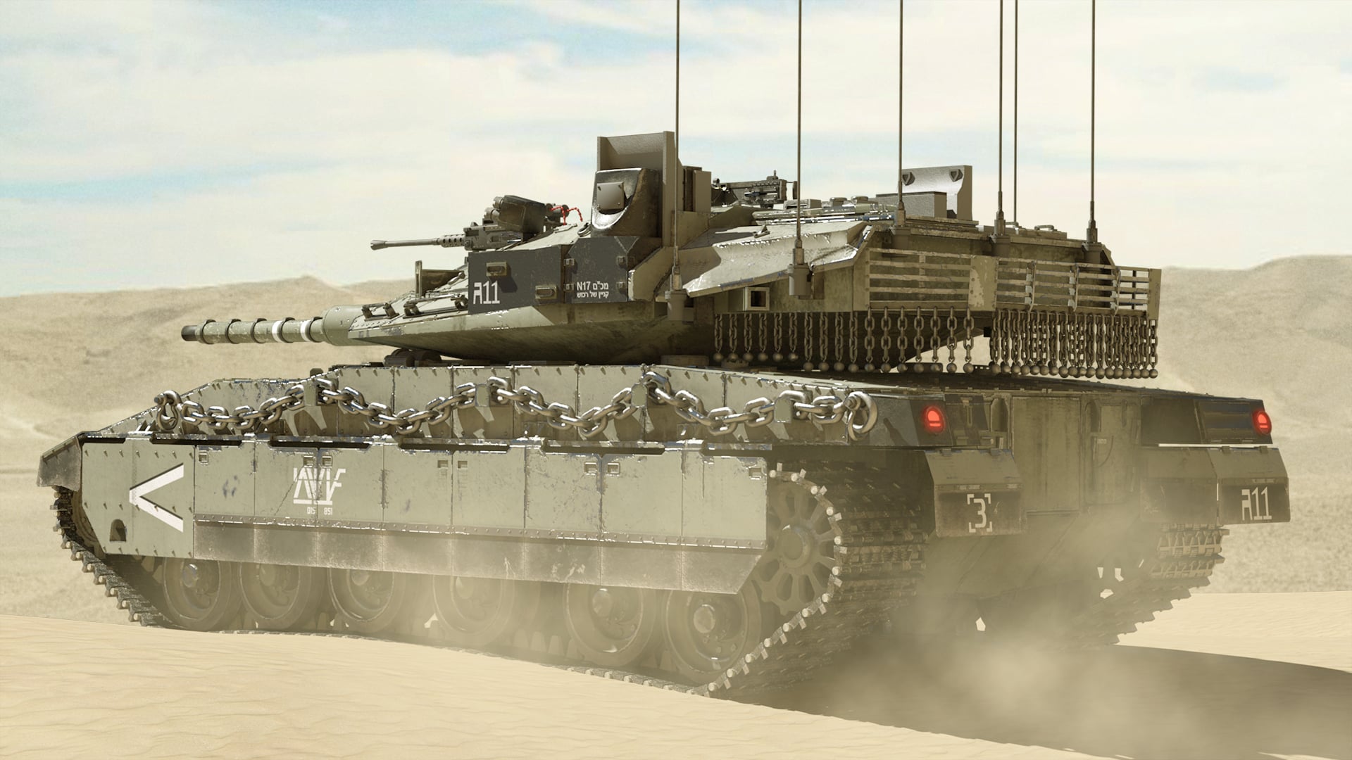 Merkava Tank | Daz 3D
