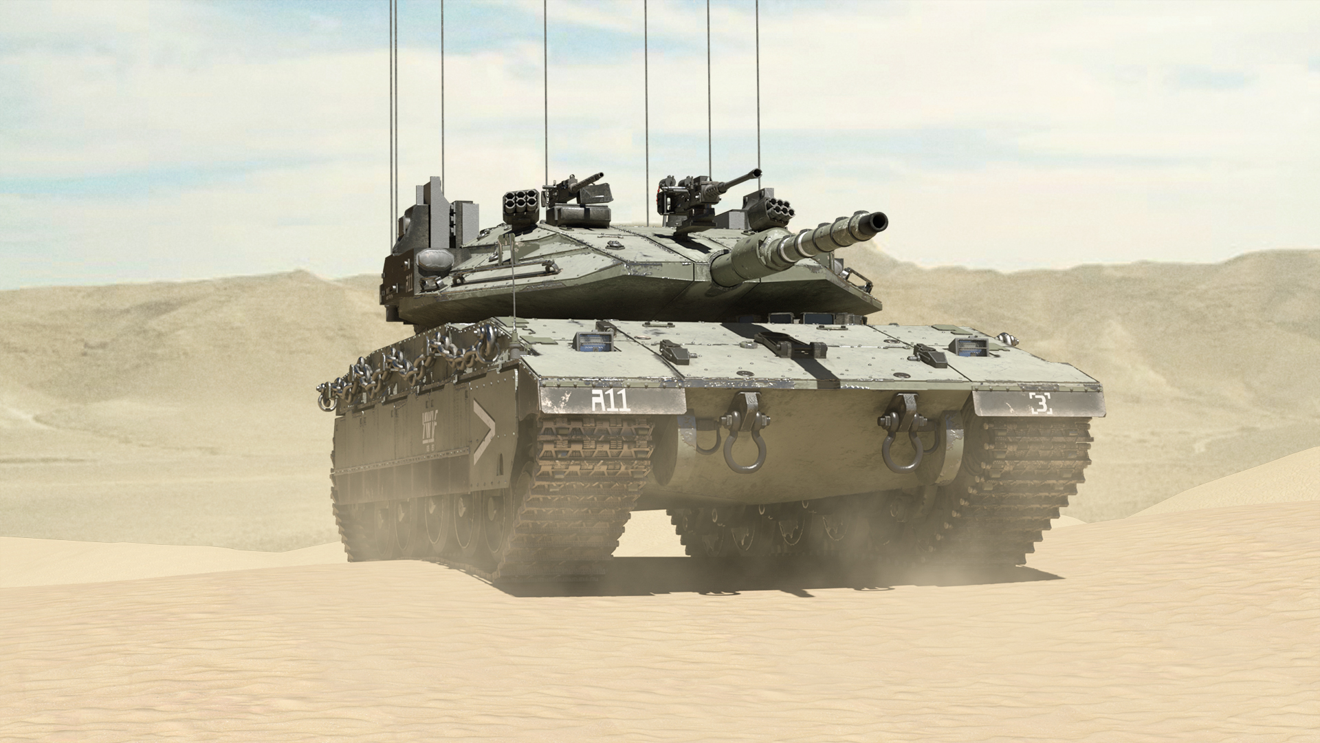 Merkava Tank | Daz 3D