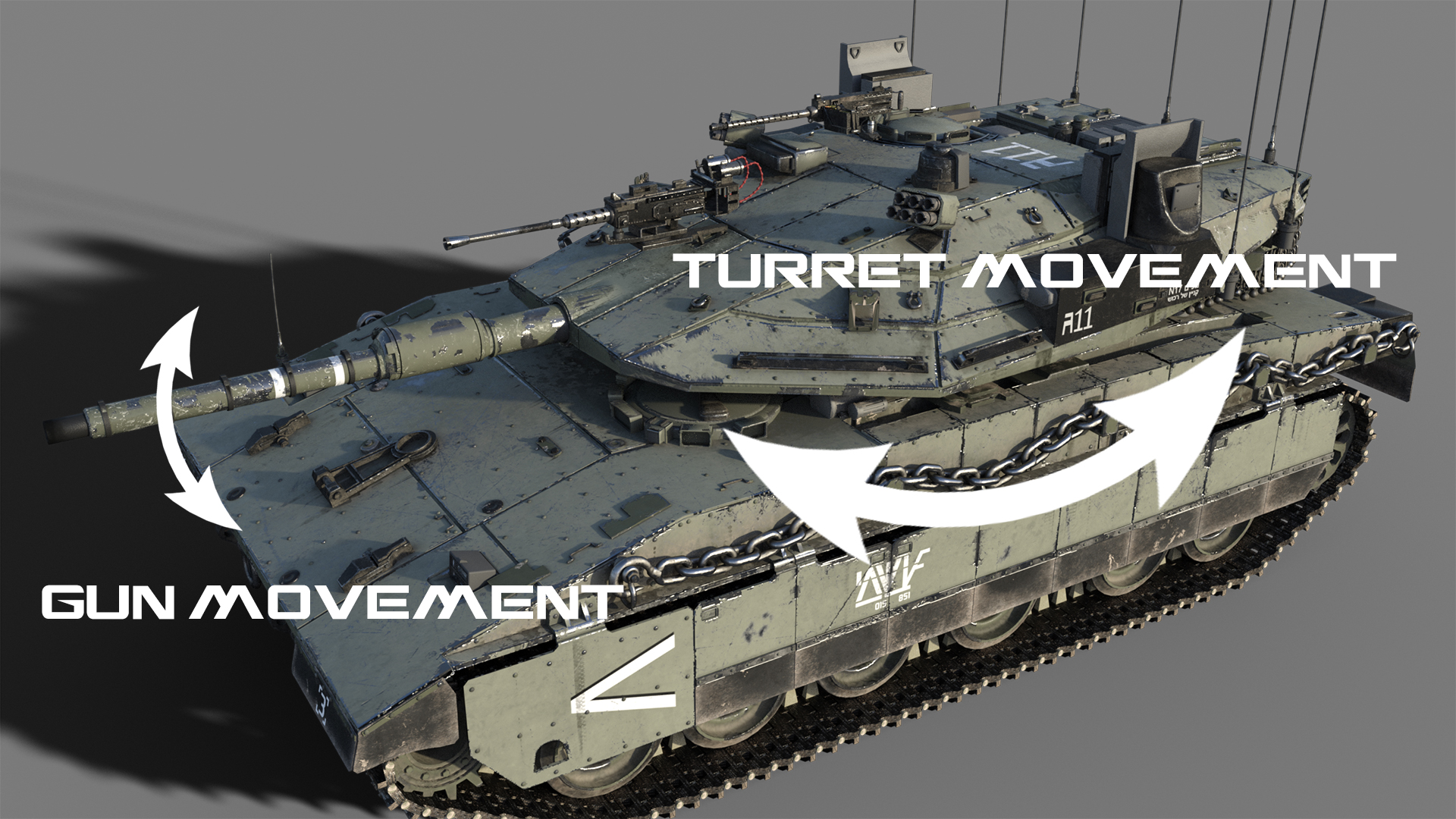 Merkava Tank | Daz 3D