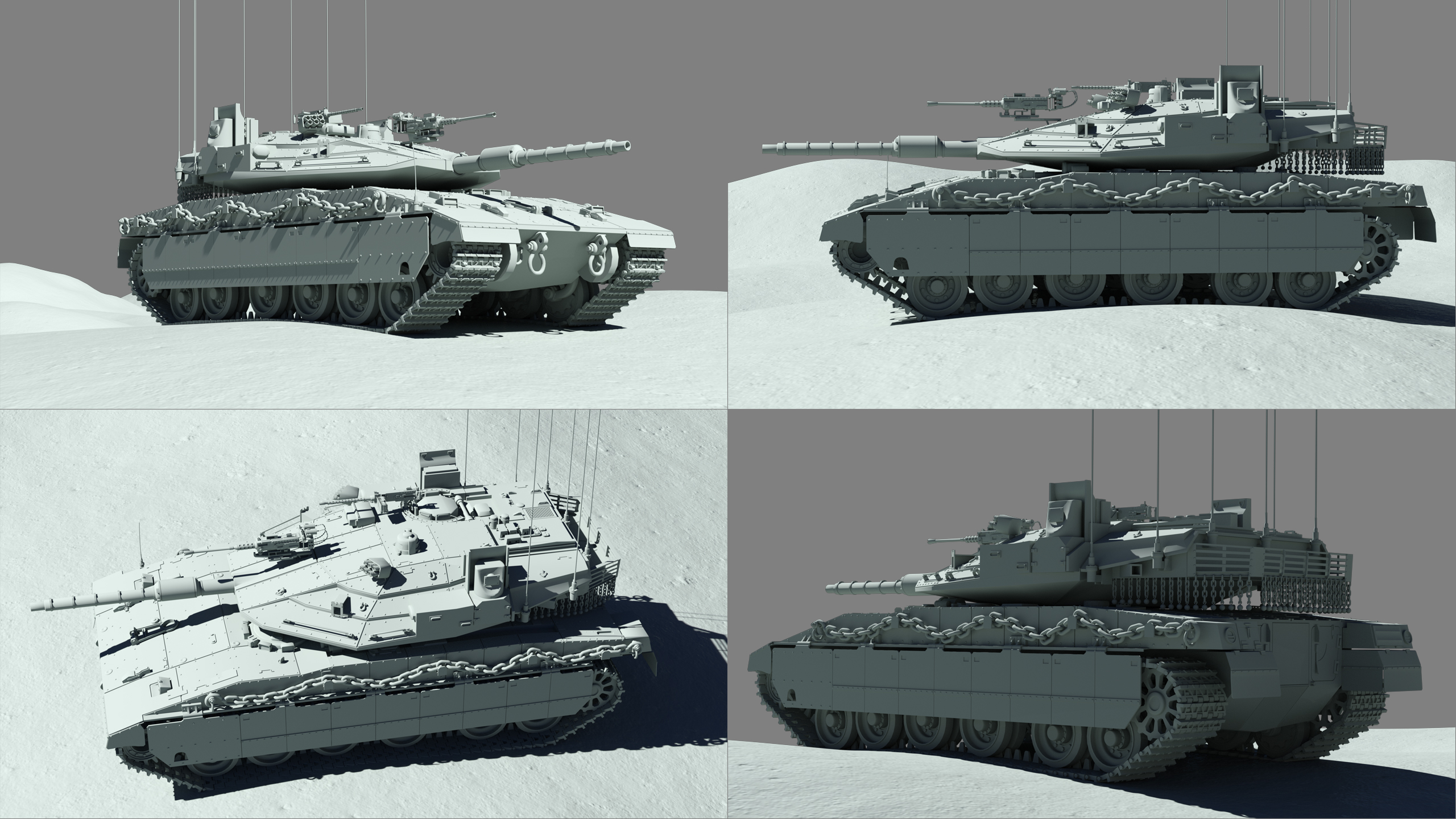 Merkava Tank | Daz 3D