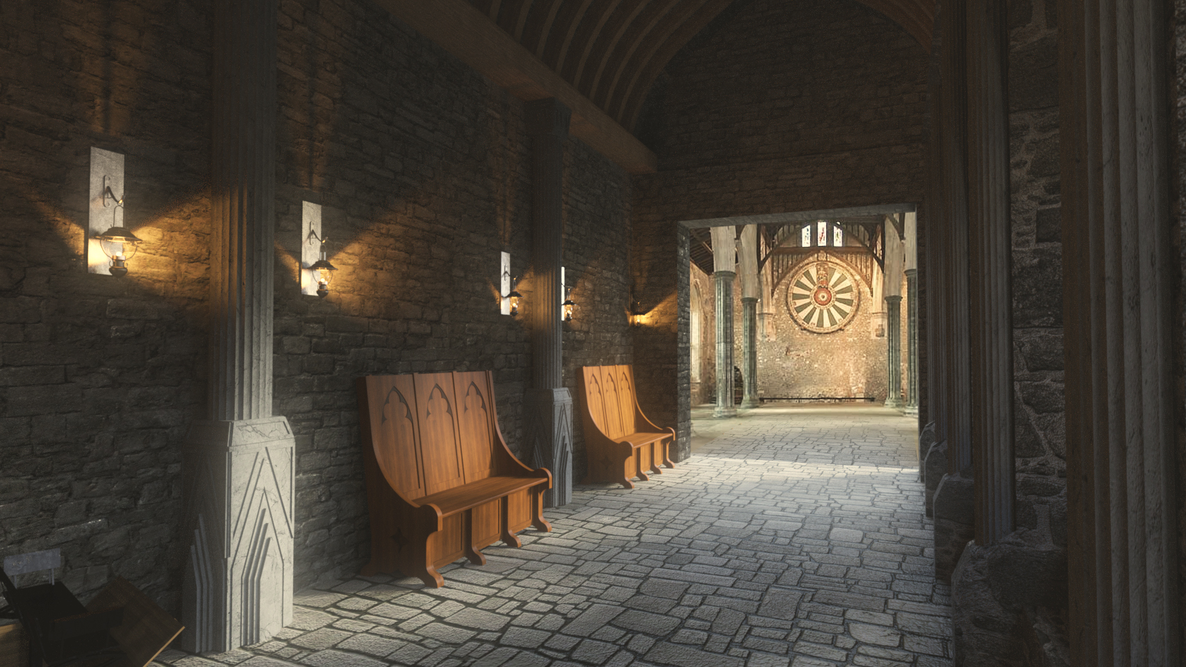Oxford Hallway | Daz 3D