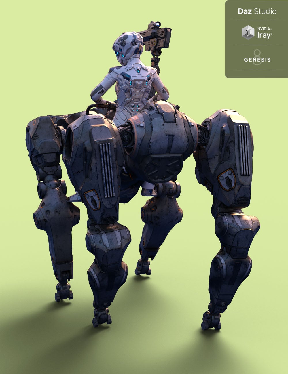 Noonting Walking Arm | Daz 3D