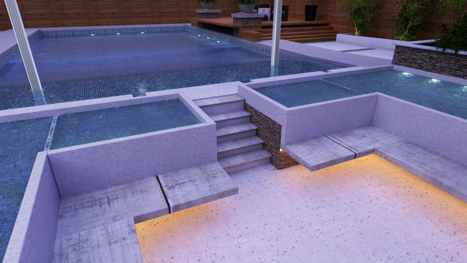 Modern Pool | Daz 3D