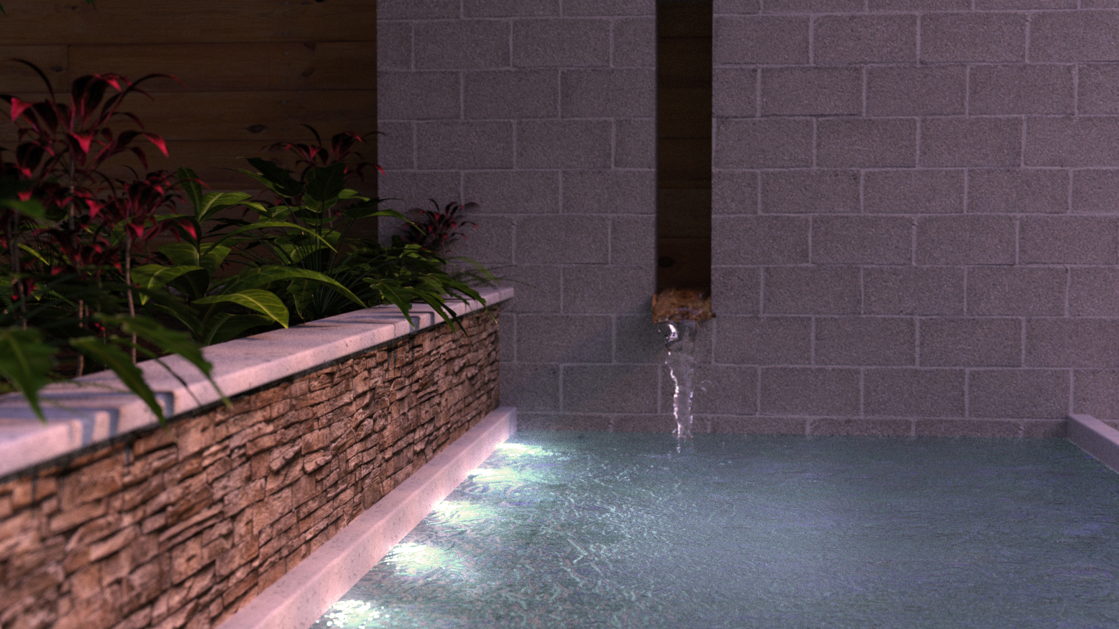 Modern Pool | Daz 3D