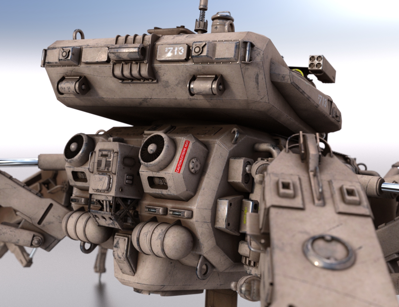 LG80 Spider Mech | Daz 3D