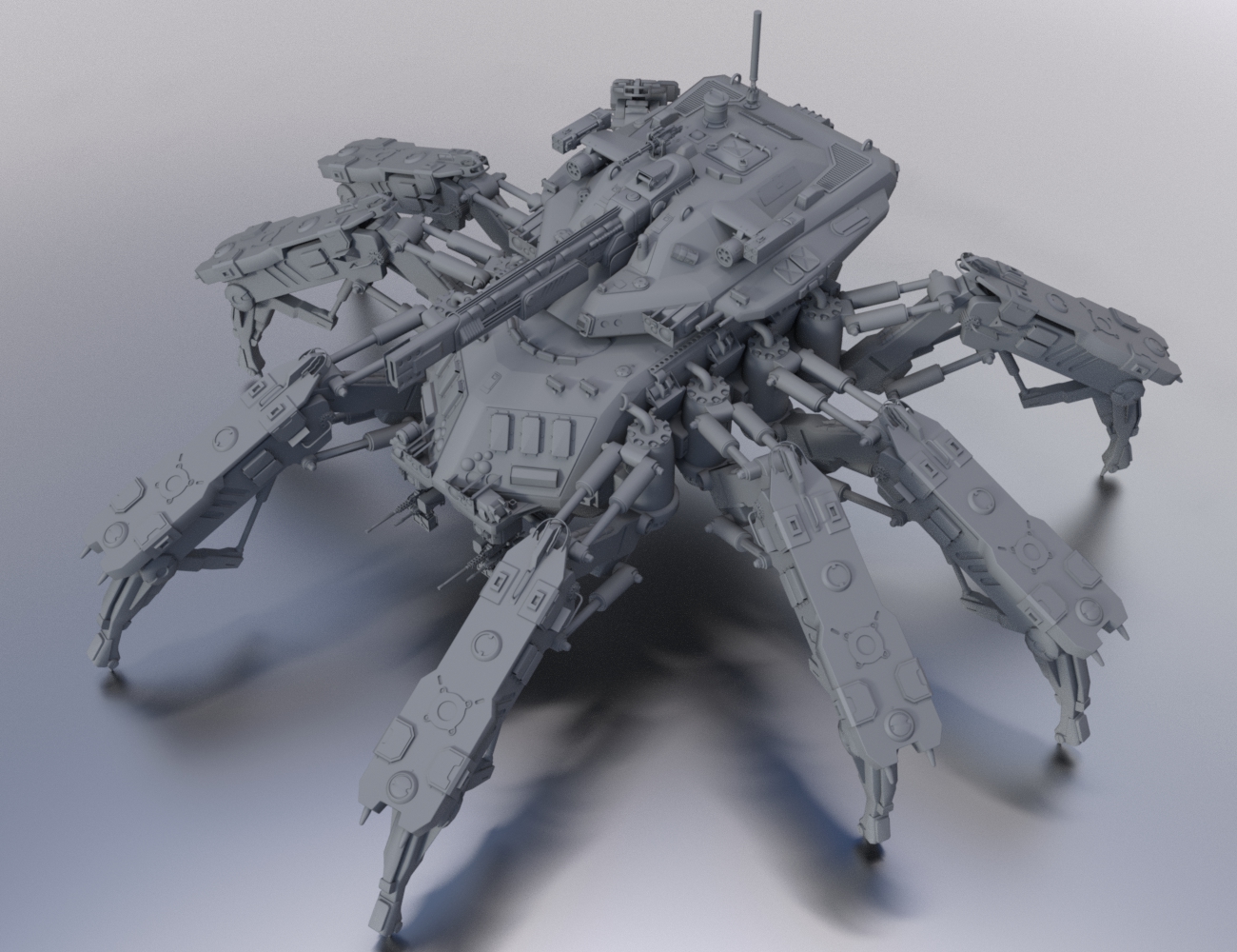 LG80 Spider Mech | Daz 3D