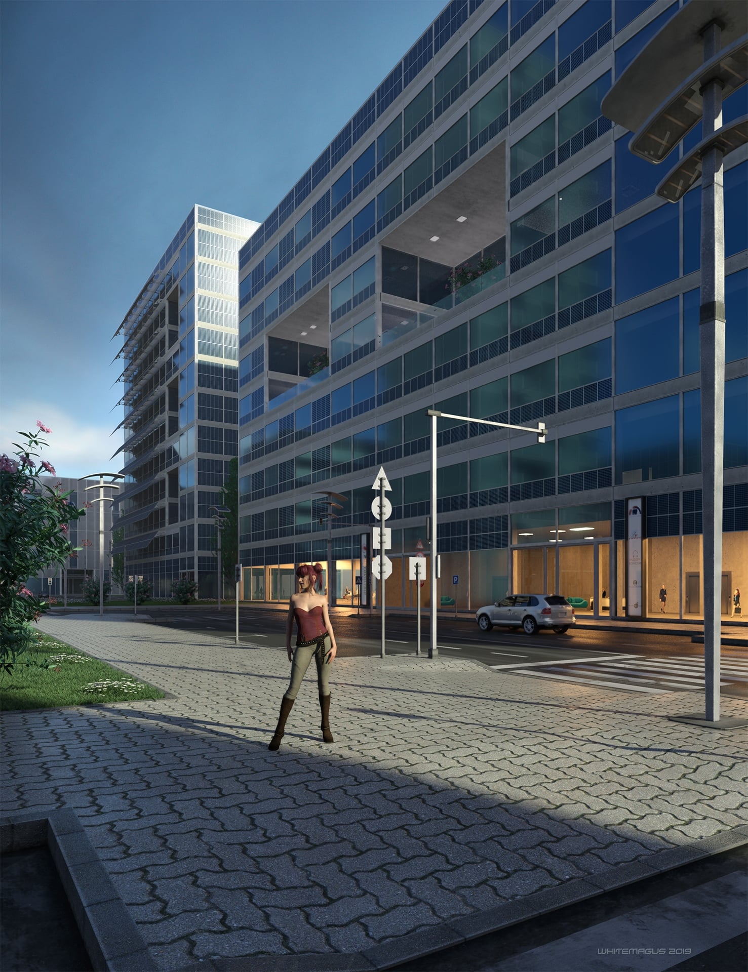 Contemporary Buildings Hyper Kit | Daz 3D