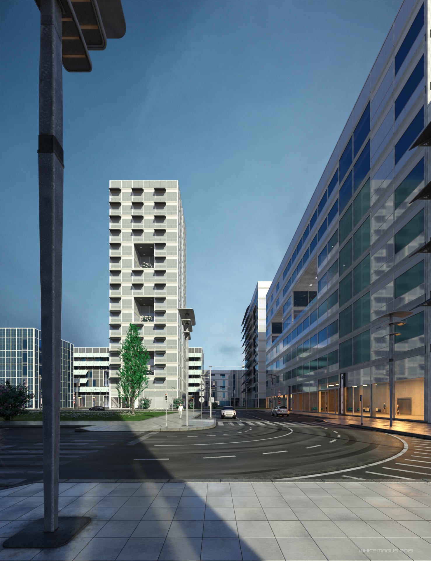 Contemporary Buildings Hyper Kit | Daz 3D