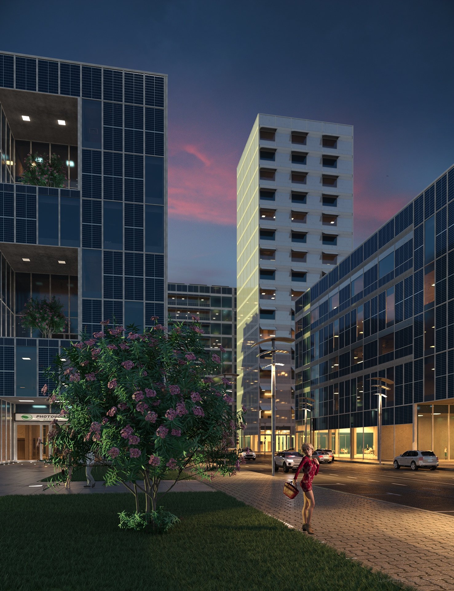 Contemporary Buildings Hyper Kit | Daz 3D