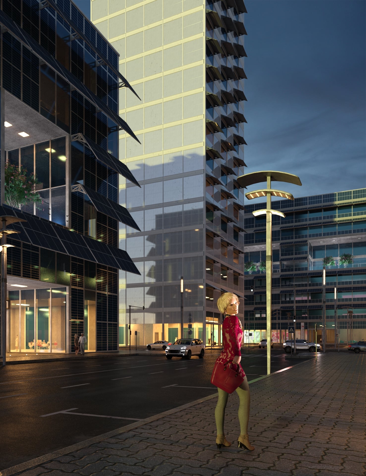 Contemporary Buildings Hyper Kit | Daz 3D