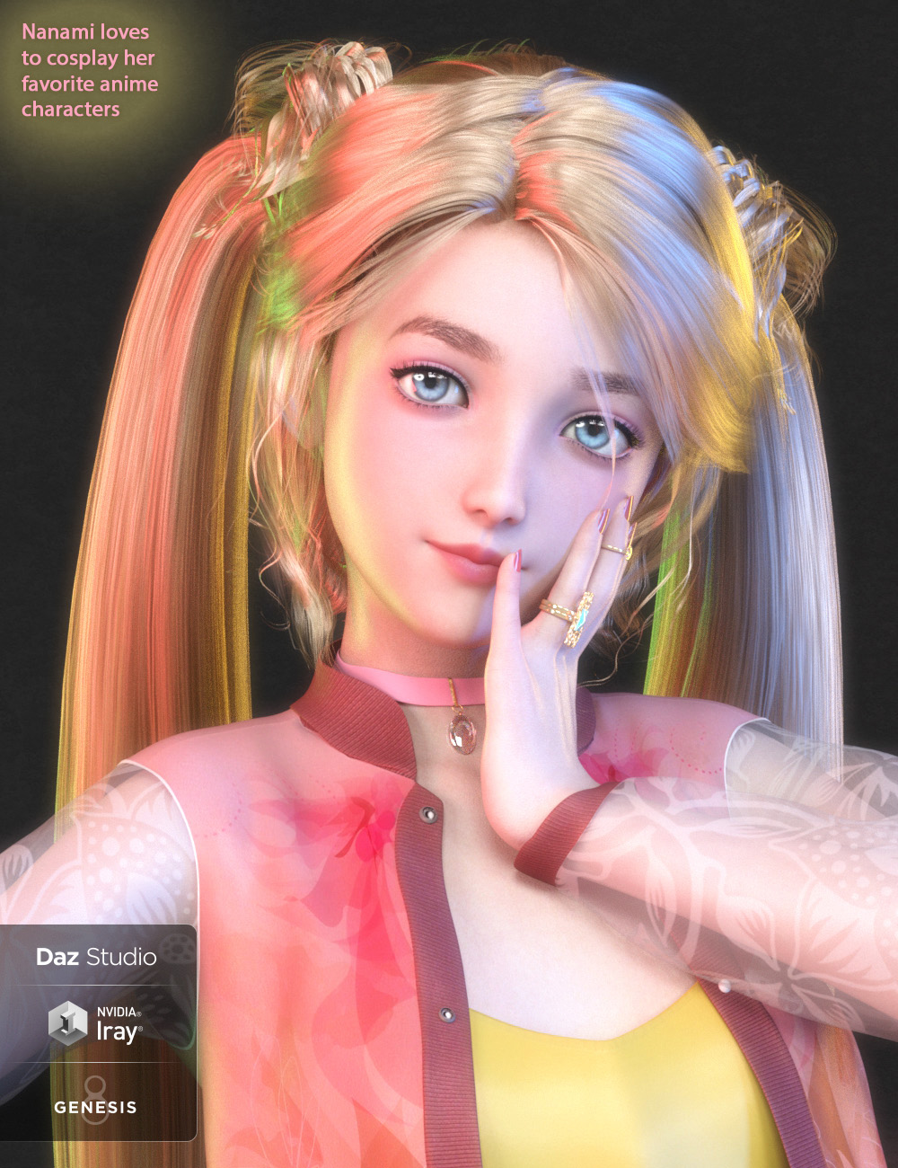 Nanami for Kanade 8 | Daz 3D