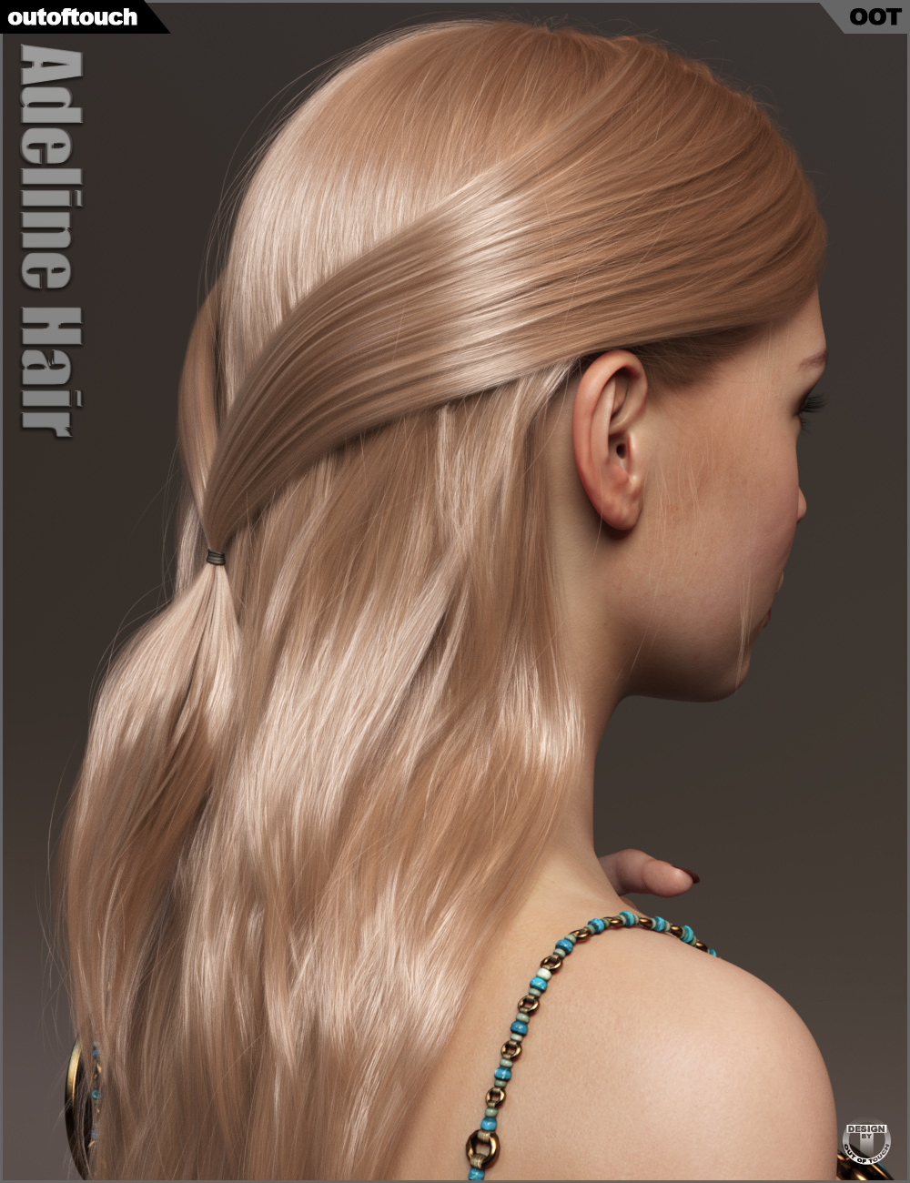 High Fantasy Adeline Clothing, Character and Hair Bundle | Daz 3D