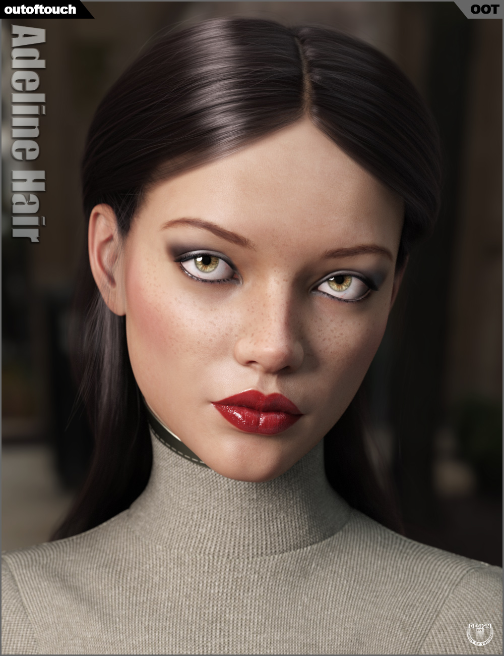 High Fantasy Adeline Clothing, Character and Hair Bundle | Daz 3D