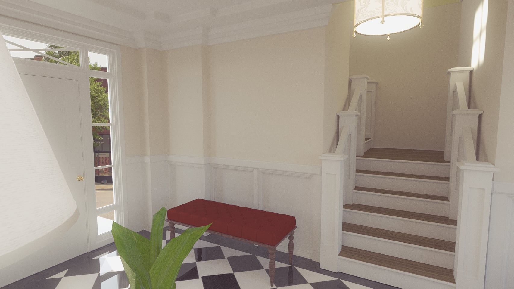 Vintage Hallway | Daz 3D