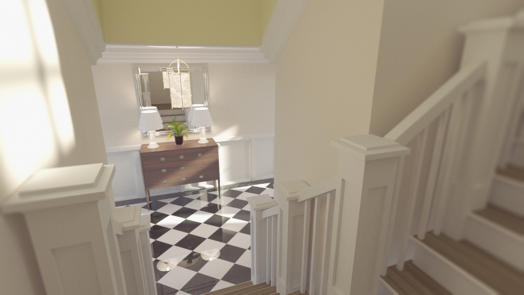 Vintage Hallway | Daz 3D