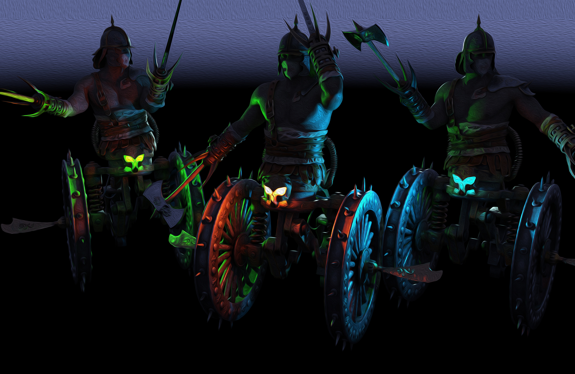 Medieval Cyborg Chariot for Genesis 8 Male | Daz 3D