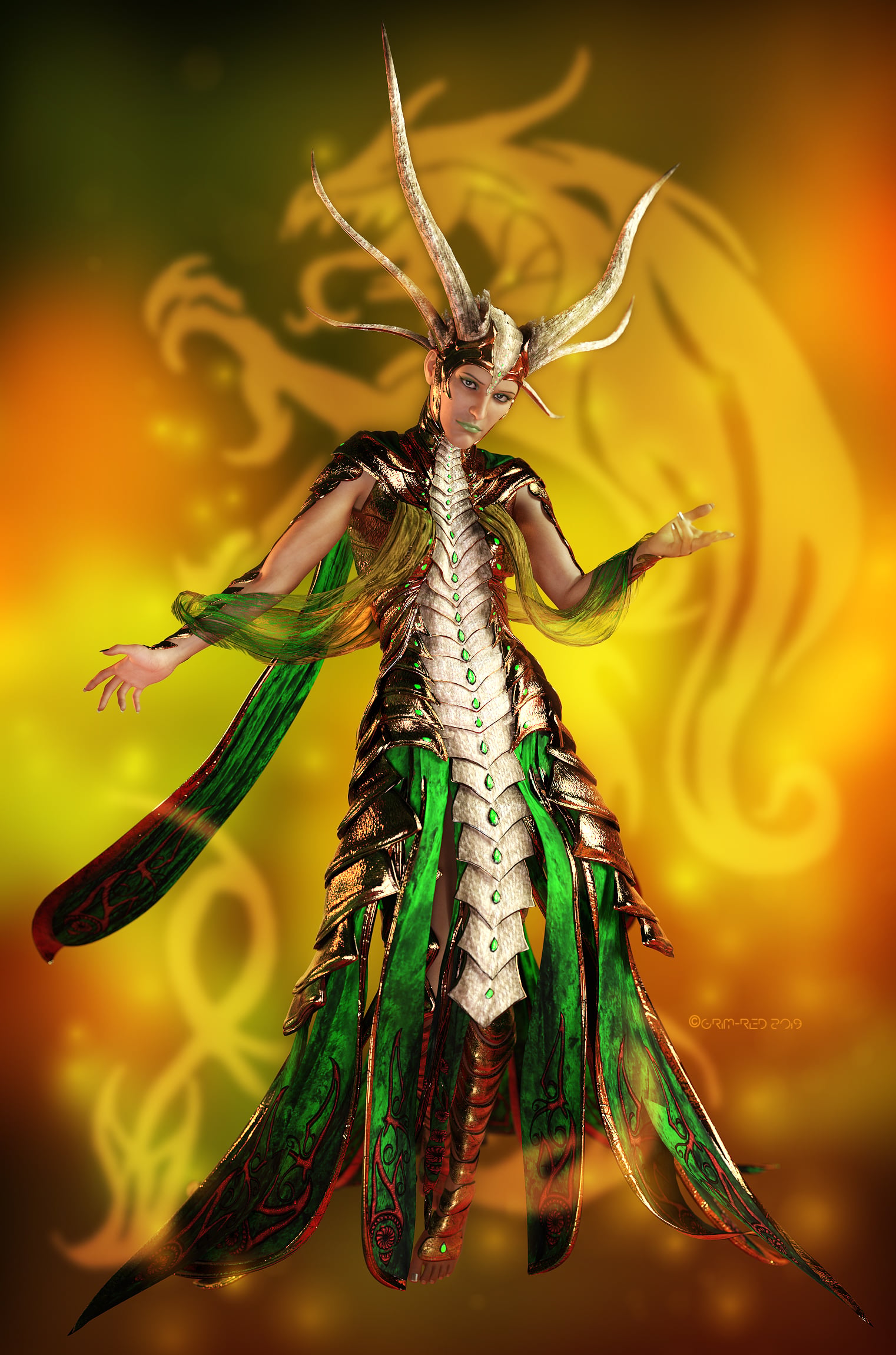 Dragon Empress Bundle | Daz 3D