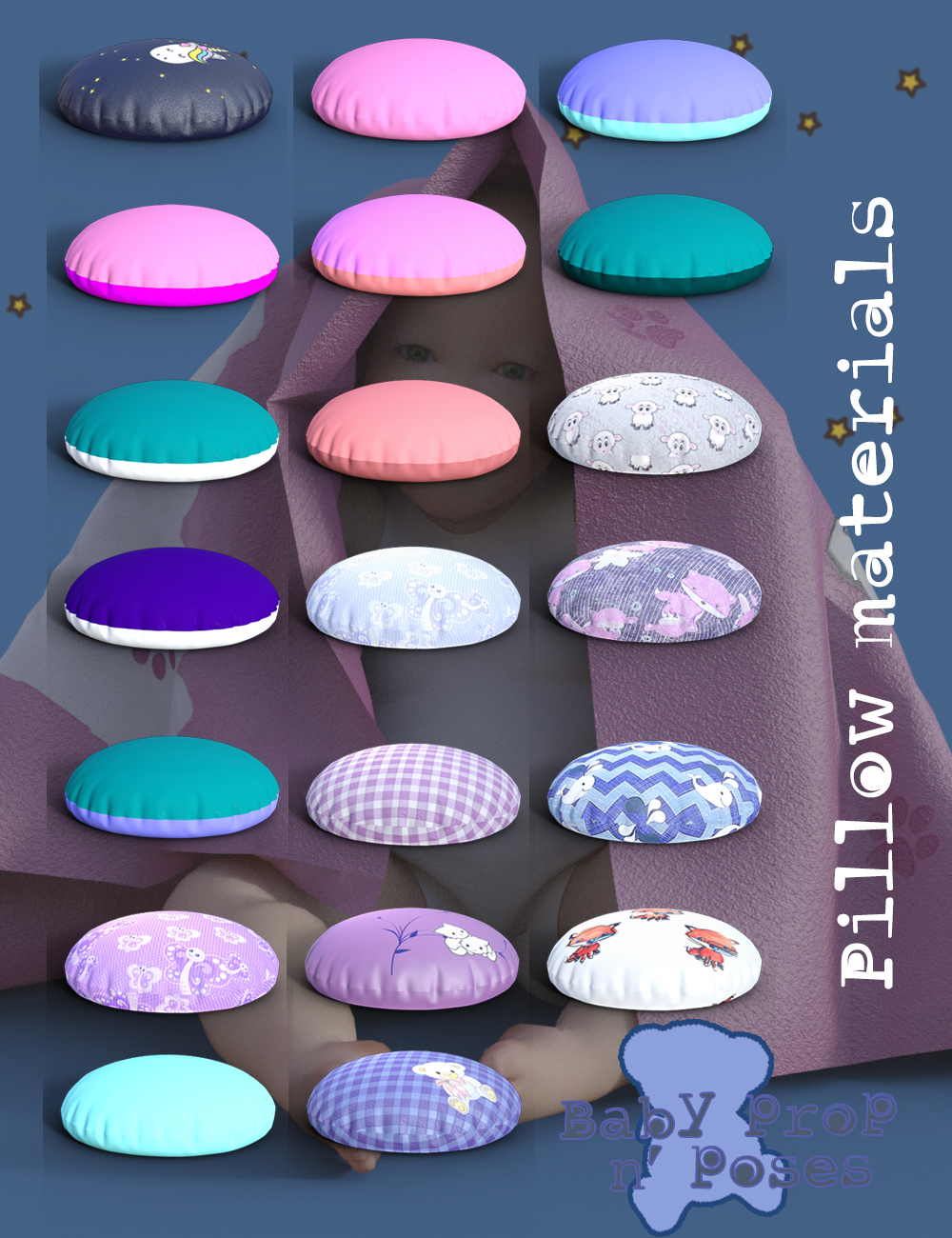 Baby Props N Poses for Genesis 8 | Daz 3D