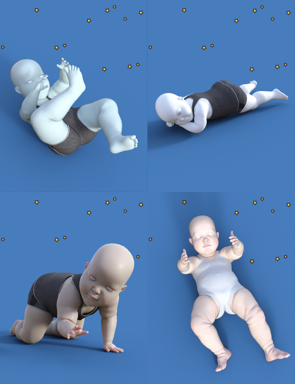 Baby Props N Poses for Genesis 8 | Daz 3D