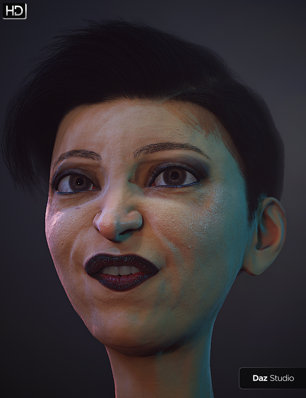 Auto Face Enhancer HD With PowerPose for Genesis 8 Female(s) | Daz 3D