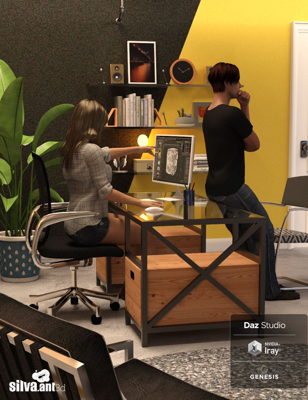 Creative Office Space | Daz 3D
